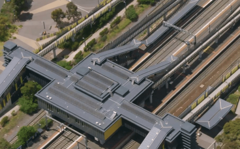 Works underway on the Suburban Rail Loop Airport Line