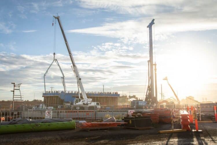 Hopkins Road bridge takes shape to prepare for level crossing removal ...