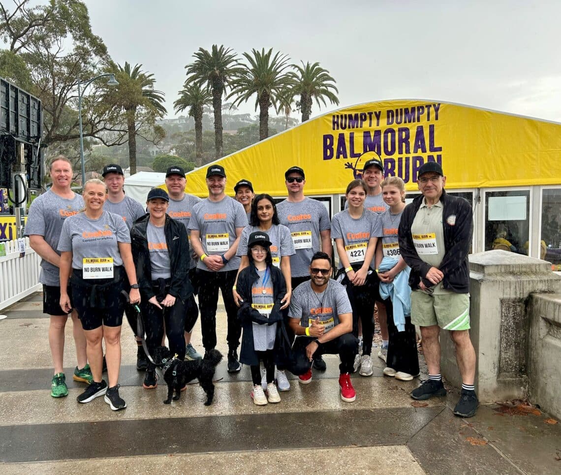 Coates steps up for sick kids at 2026 Humpty Dumpty Balmoral Burn ...